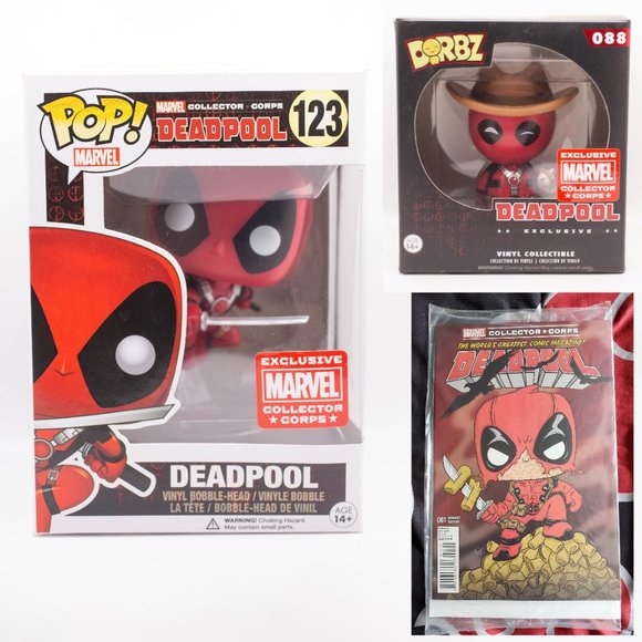 Funko | Accents | Funko Collectors Corps Deadpool Box Includes Pop ...